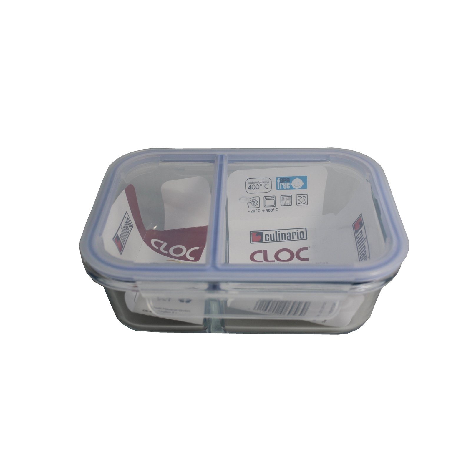 Neuetischkultur Frischhaltedose Frischhaltedose Blau 930 ml, Glas, (Stück, 1-tlg., 1 ...