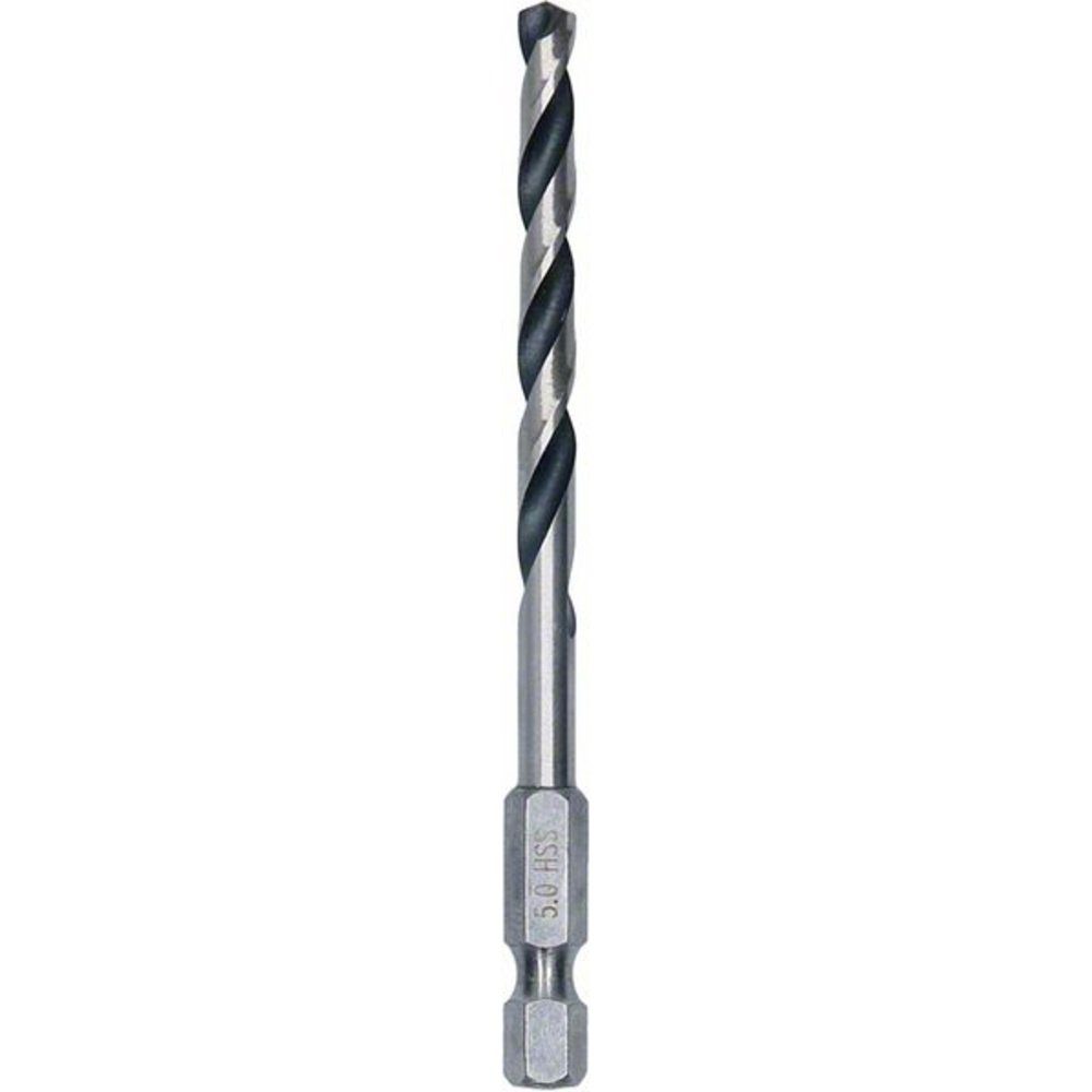 Bosch Spiralbohrer 10 Stück Hss Pointteq Sechskantbohrer 5 Mm 10