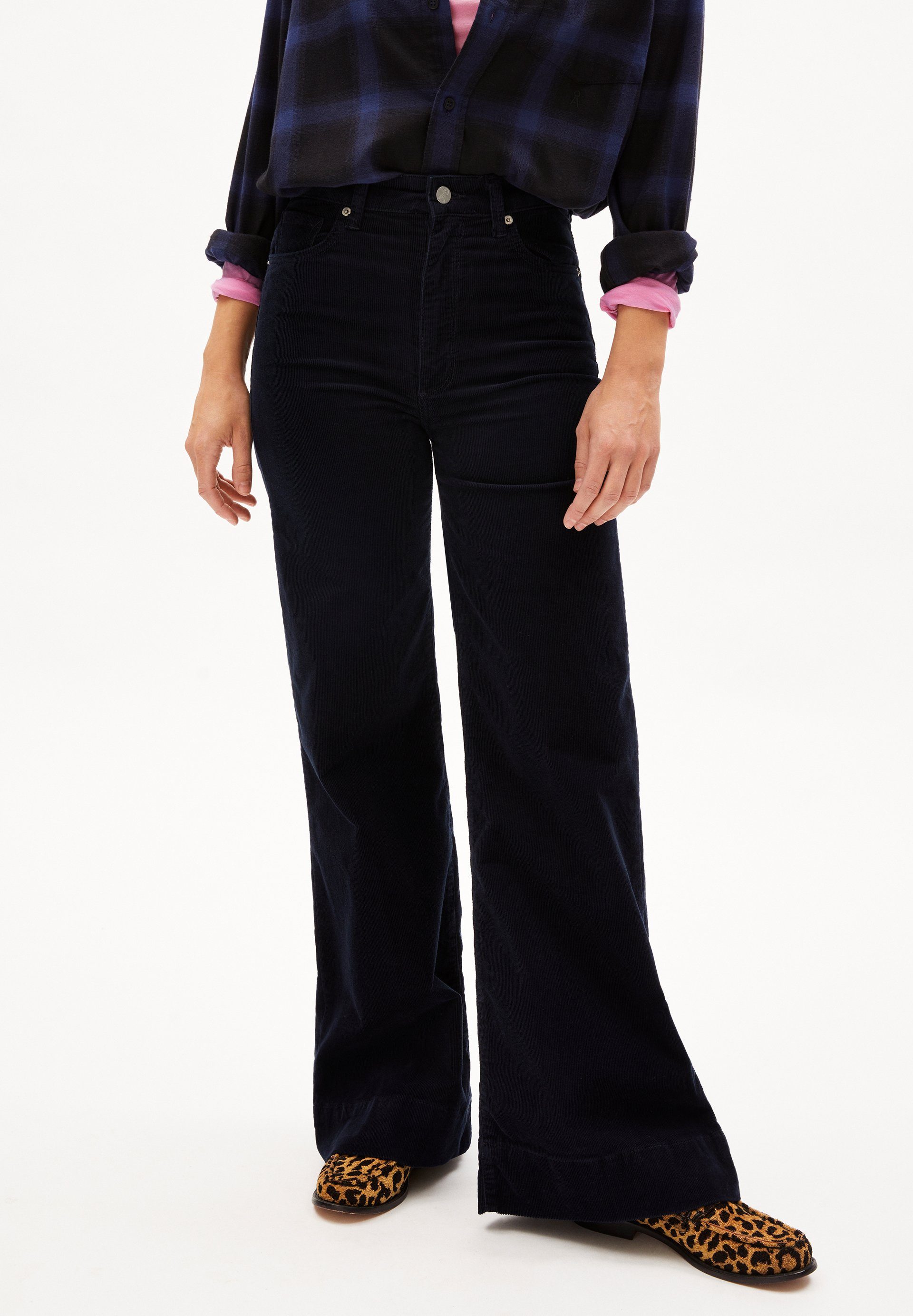 Armedangels Stoffhose Murliaa Corduroy Webhose Aus Bio Baumwoll Mix