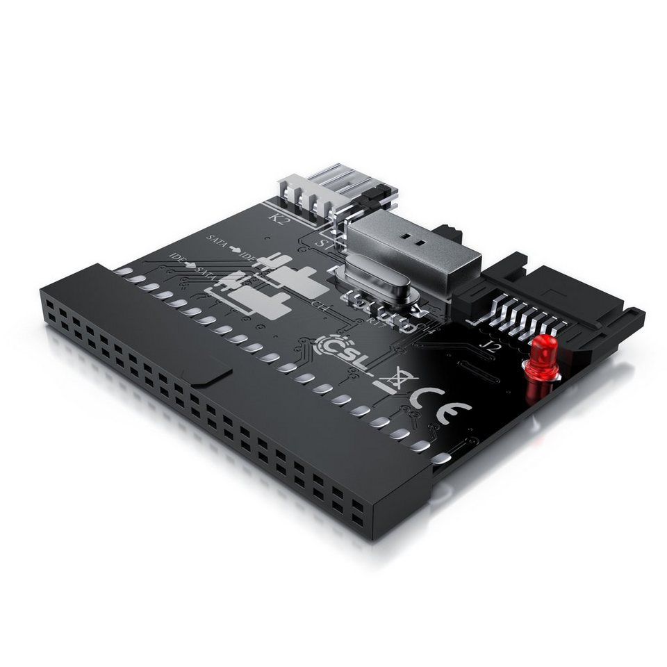 CSL IDE zu SATA + SATA zu IDE Adapter/Konverter Computer-Adapter, HDD ... CSL IDE zu SATA + SATA zu IDE Adapter/Konverter Computer-Adapter, HDD ...