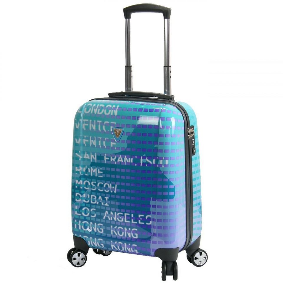 Roncato Handgepäck Trolley Colorado Print 4 Rollen Polycarbonat