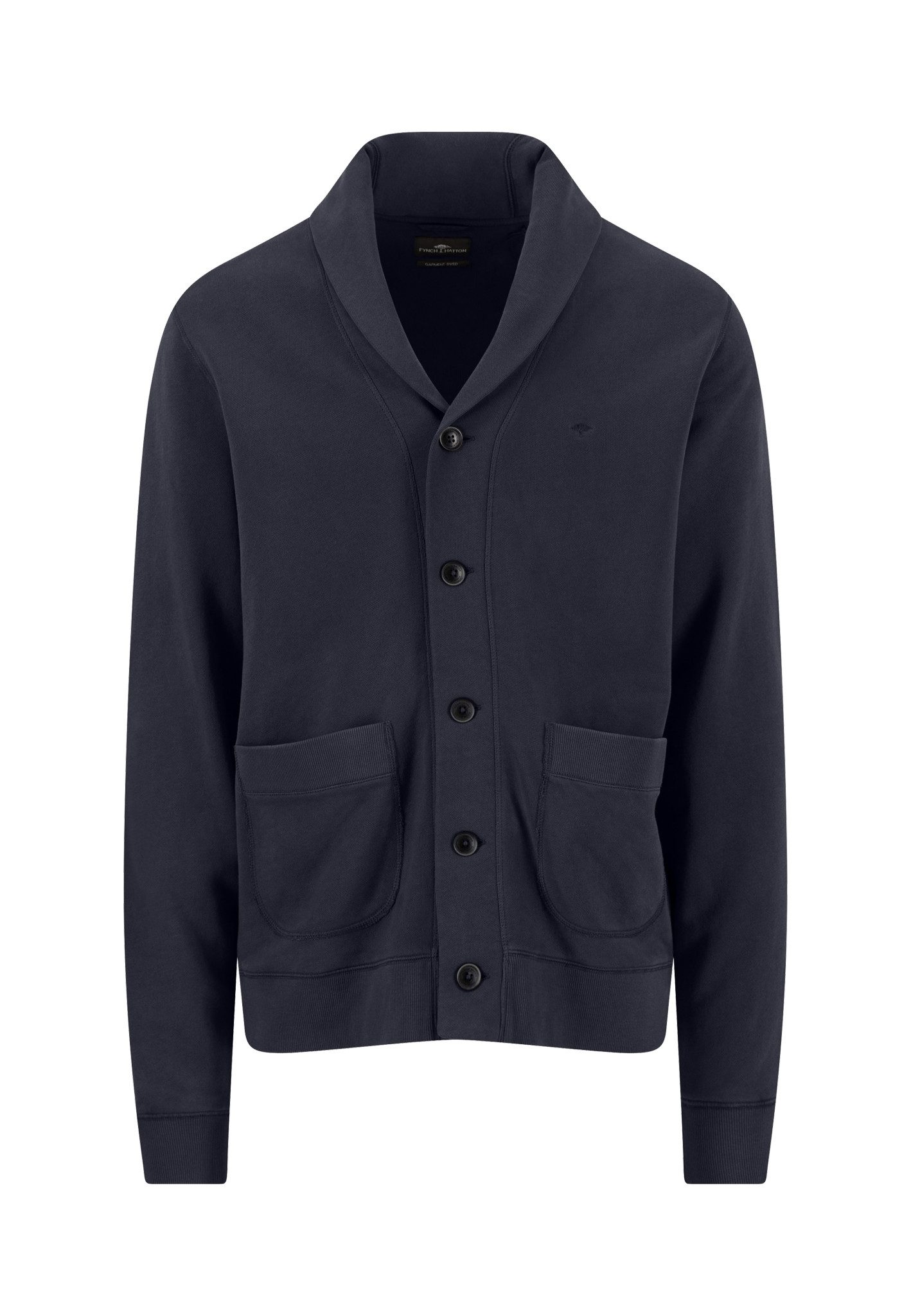 FYNCH-HATTON Sweatshirt Sweat Jacket, Garment Dyed