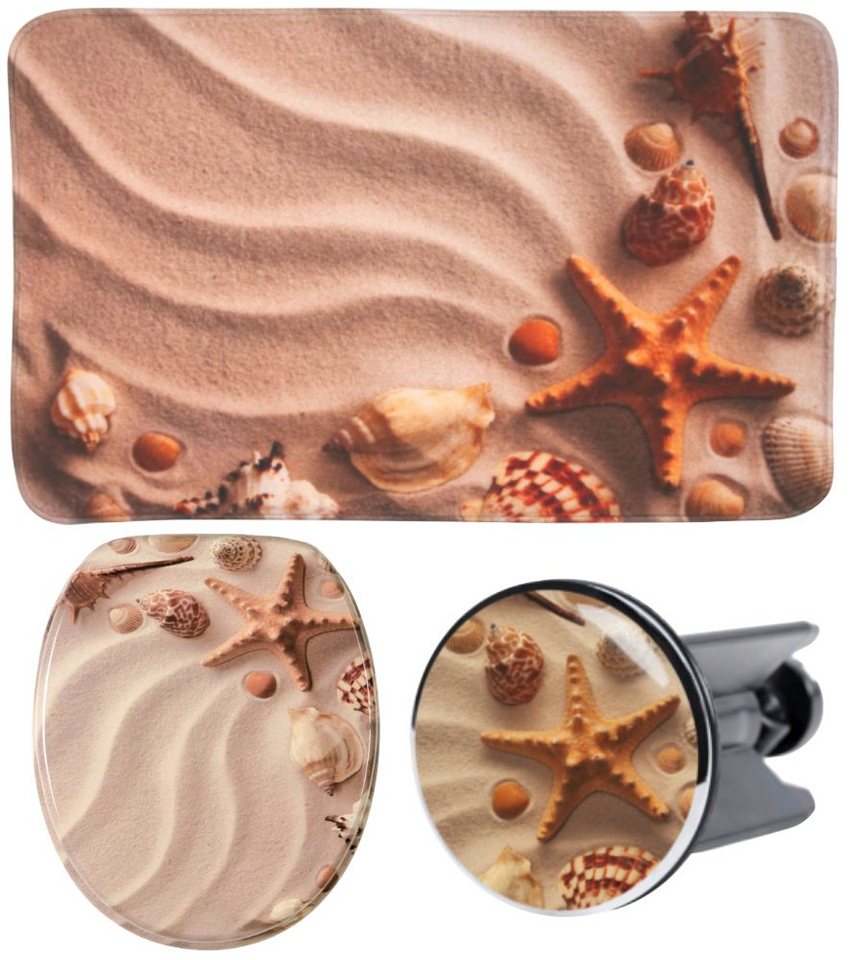 Sanilo Badaccessoire Set Sanibel Komplett Set 3 Tlg Bestehend Aus