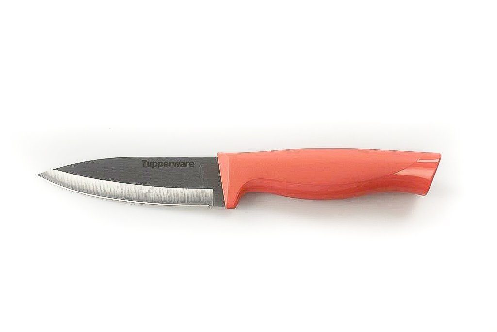 TUPPERWARE Allzweckmesser Essential-Serie Messer Klein lachs + SPÜLTUCH