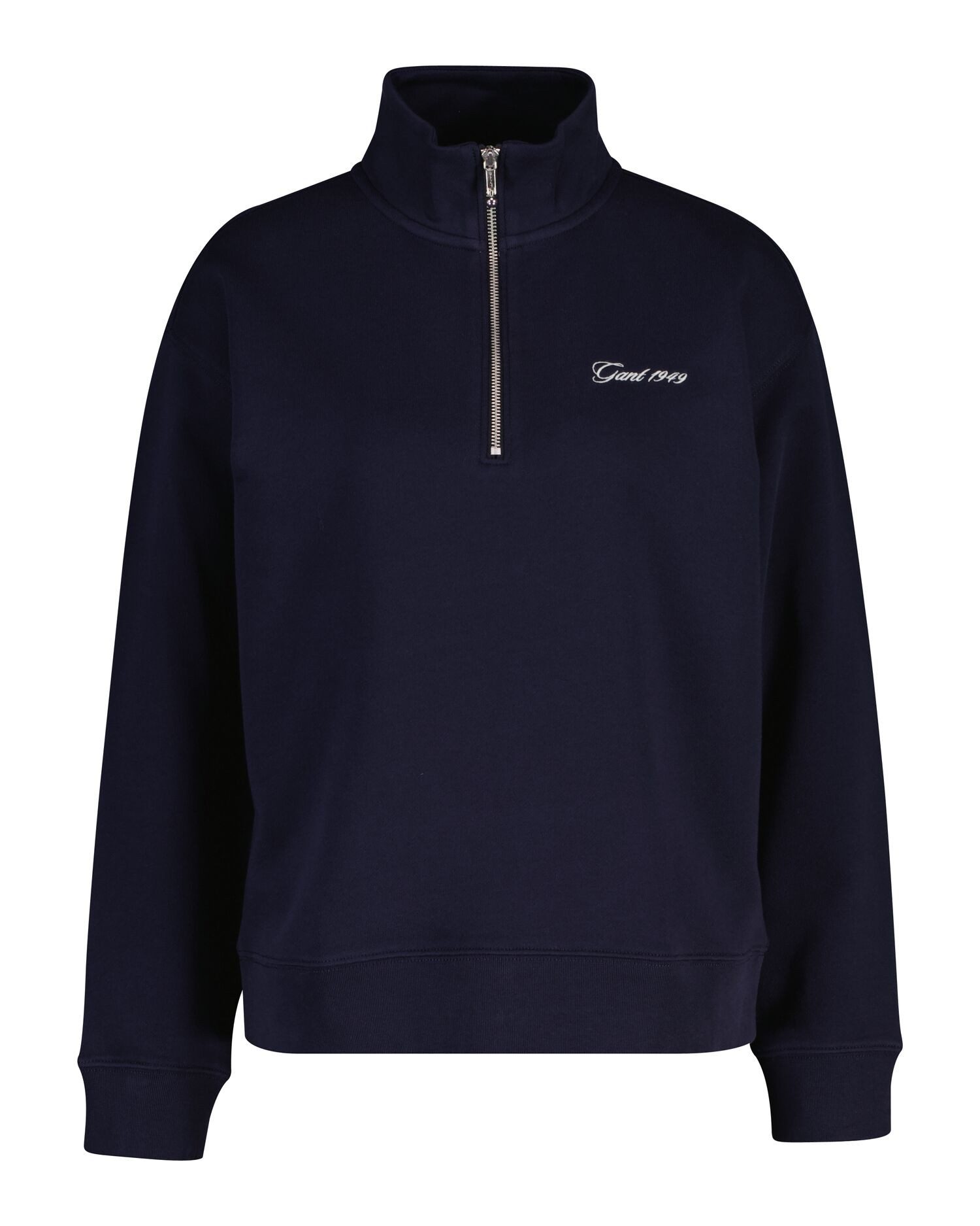 Gant Sweatshirt SCRIPT HALF ZIP mit Stehkragen, normale Passform