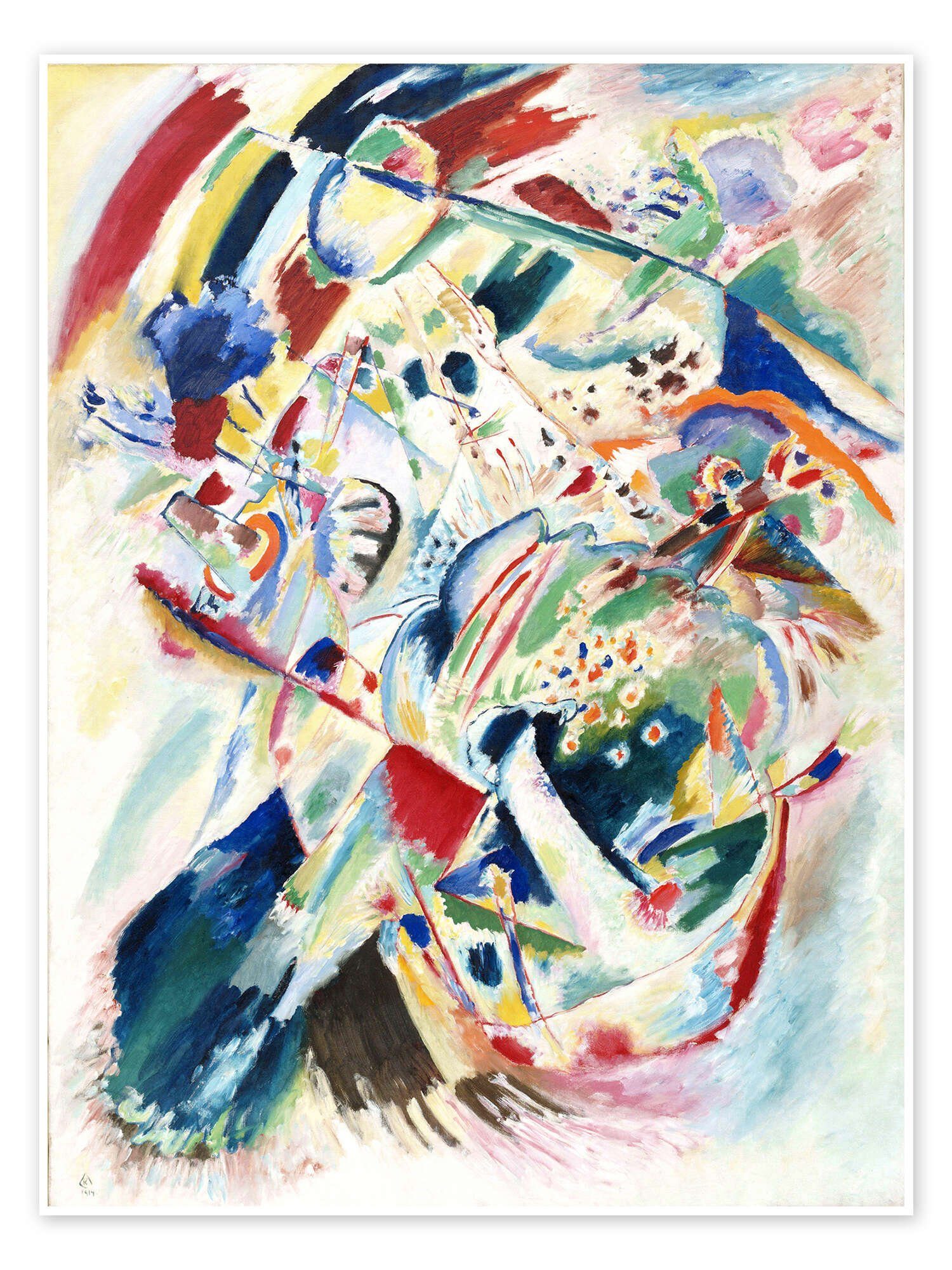 Posterlounge Poster Wassily Kandinsky Panel Für Edwin R Campbell No