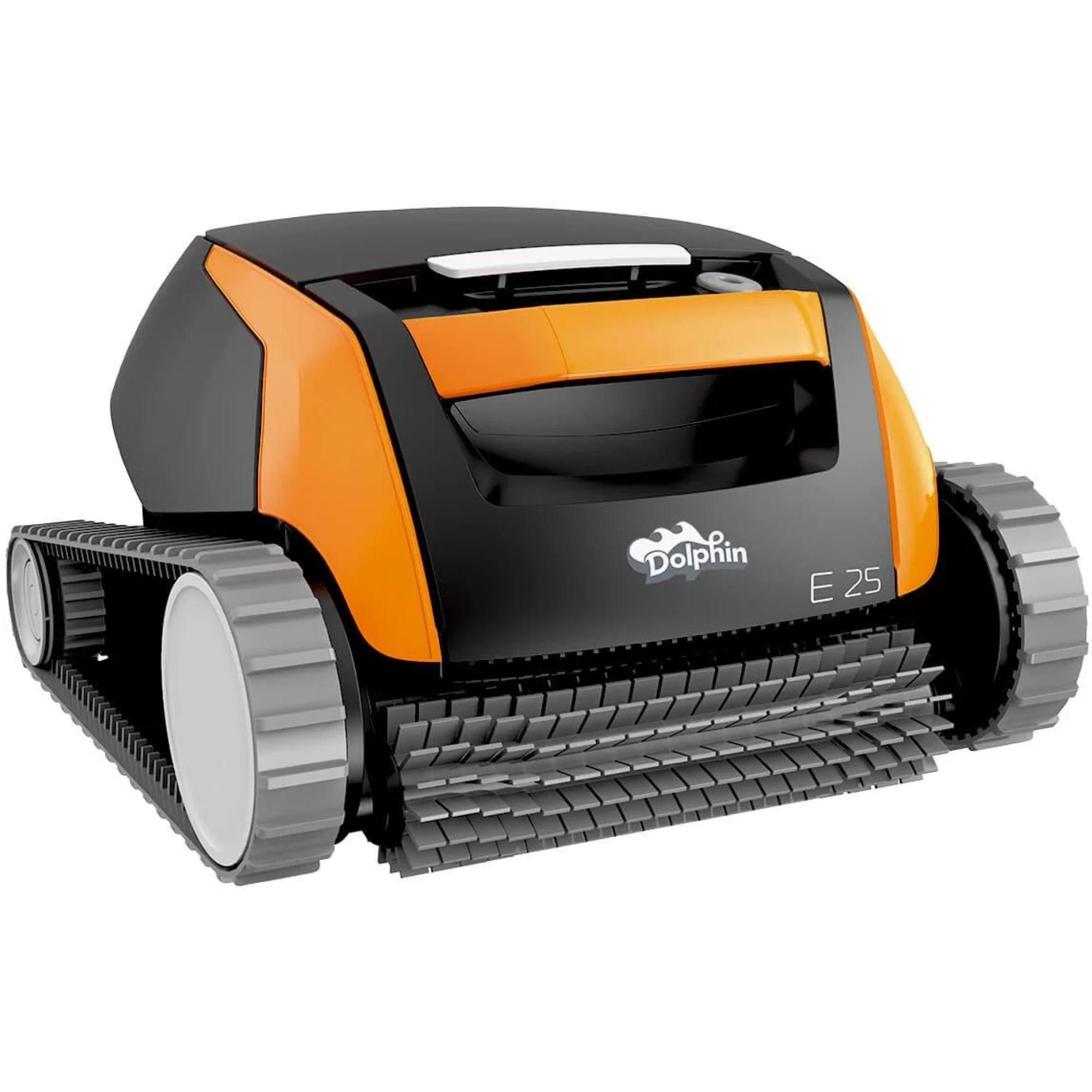 maytronics Poolroboter Dolphin E25 Poolroboter mit PVC Bürste, zweistufiges Filter-System