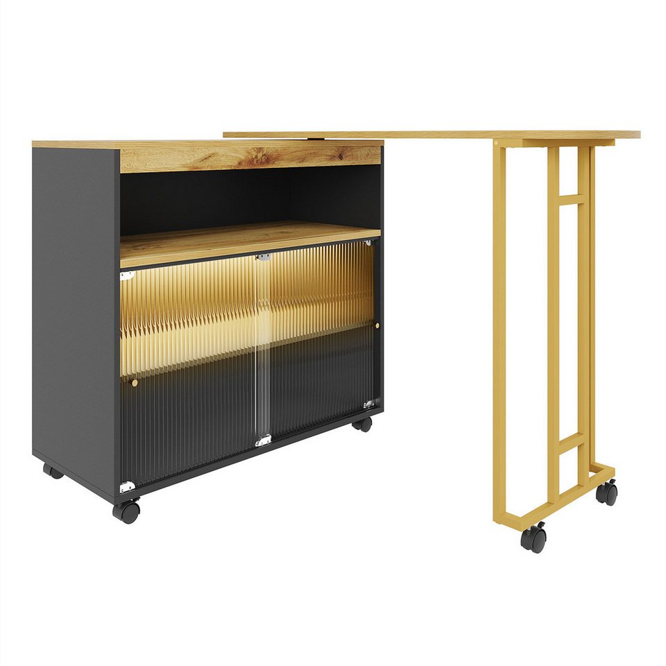 Autolock Bartisch Ausziehbarer Bartischteleskopischer Bartisch Mit Led