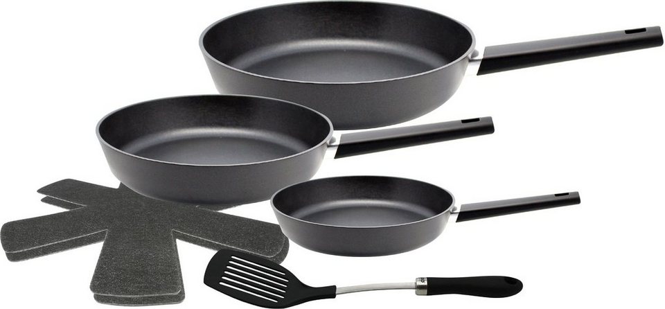 Elo Pfannen Set New Wave Aluminium Set 6 Tlg 1x Bratpfanne Ø 16