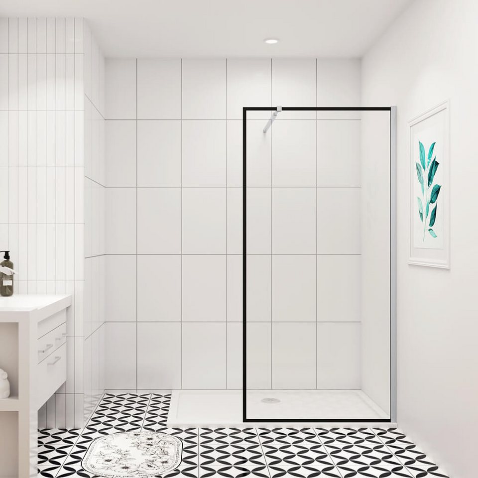 Duschspa Duschwand Glaswand Walk In Dusche Trennwand Duschwand 8mm Nano