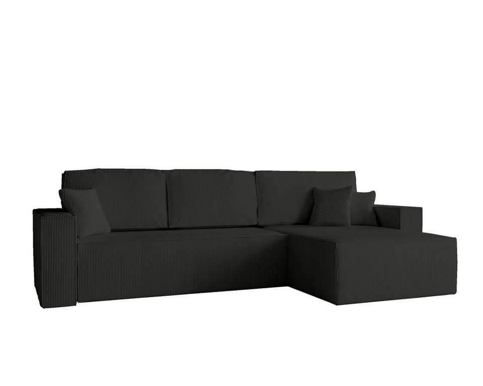 Moeblo Ecksofa Clavia L Ottomane Beidseitig Montierbar Couch Cord Für