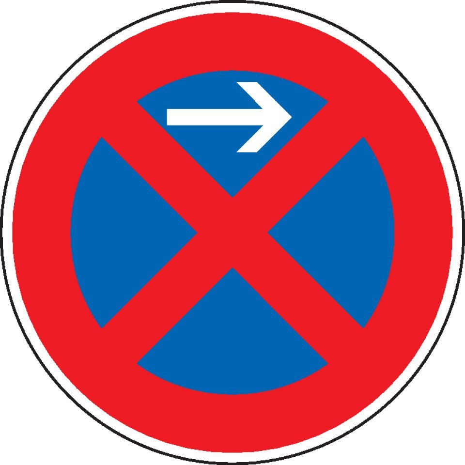 Dreifke Verkehrsschild VZ Absolutes Haltverbot Anfang,Nr.283-21,links ... Dreifke Verkehrsschild VZ Absolutes Haltverbot Anfang,Nr.283-21,links ...