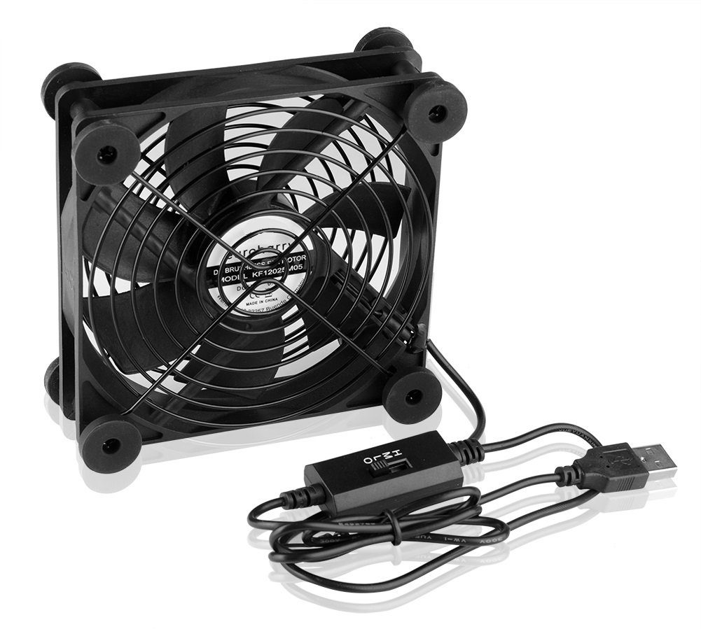 euroharry Mini USB-Ventilator USB leise PC Ventilator usb lüfter pc ...