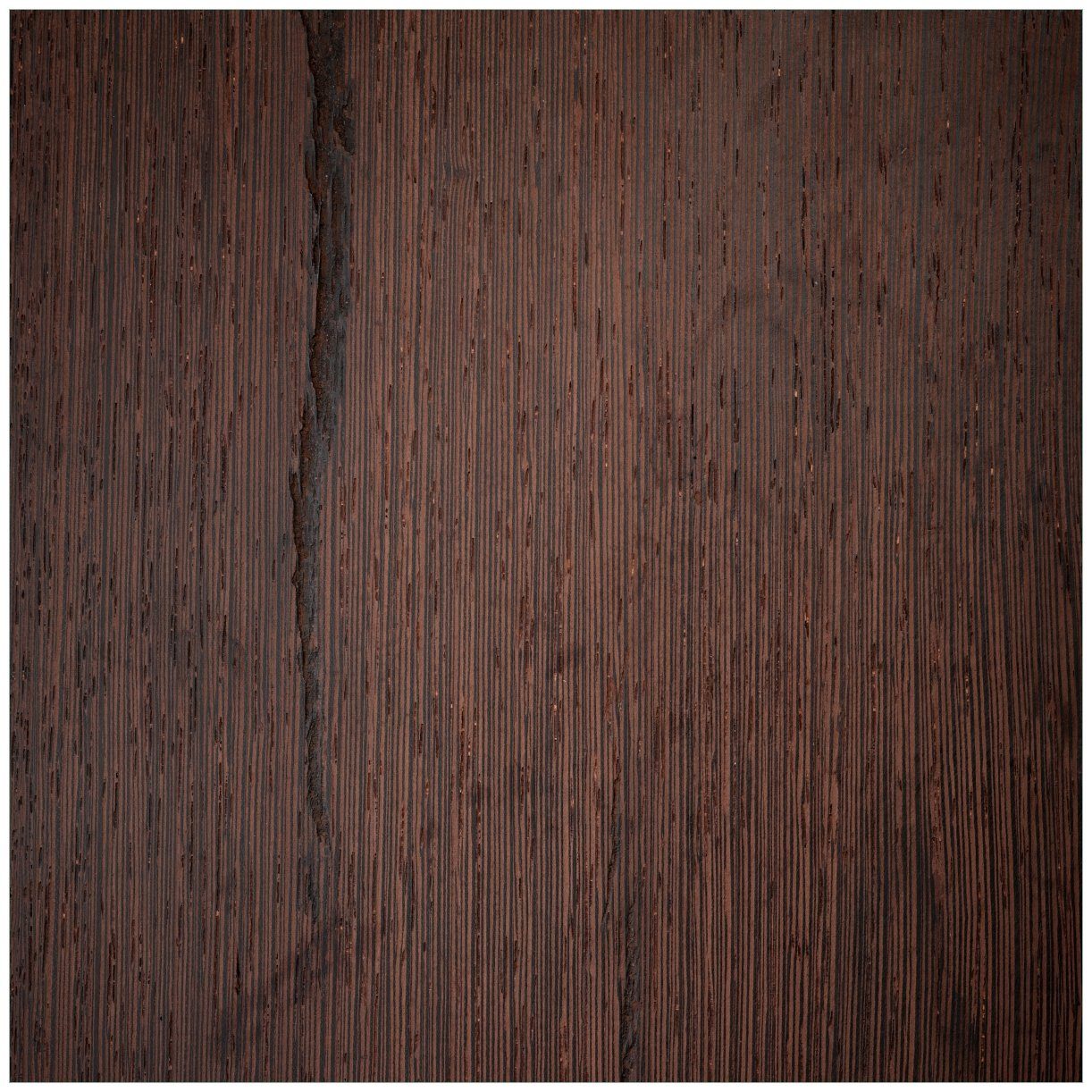 Wallario Möbelfolie Holz Optik Textur Dunkelbraunes Holz