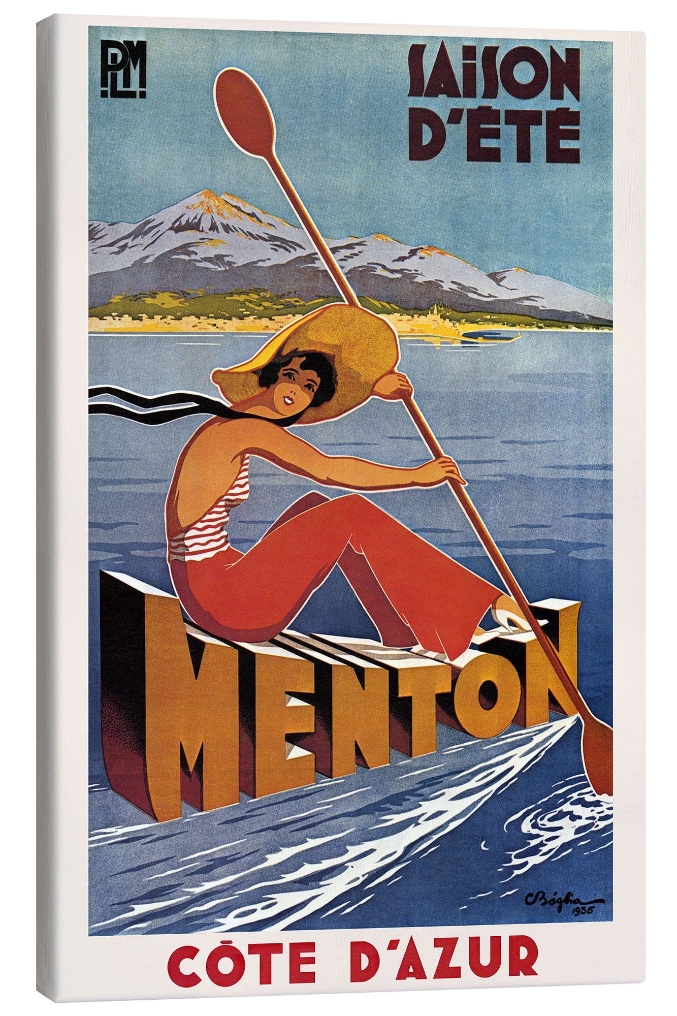 Posterlounge Leinwandbild Granger Collection Werbeposter Für