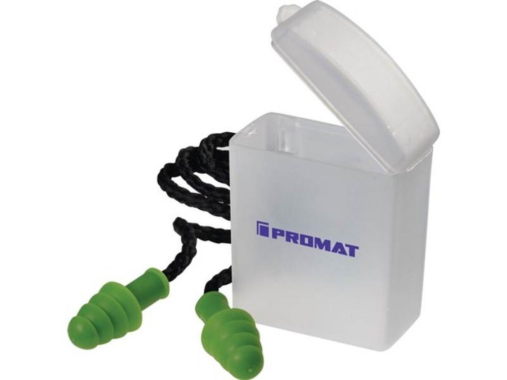 PROMAT Gehörschutzstöpsel 6er Pack PROMAT Gehörschutzstöpsel SAFELINE IV EN 352-2 SNR 33 dB 1