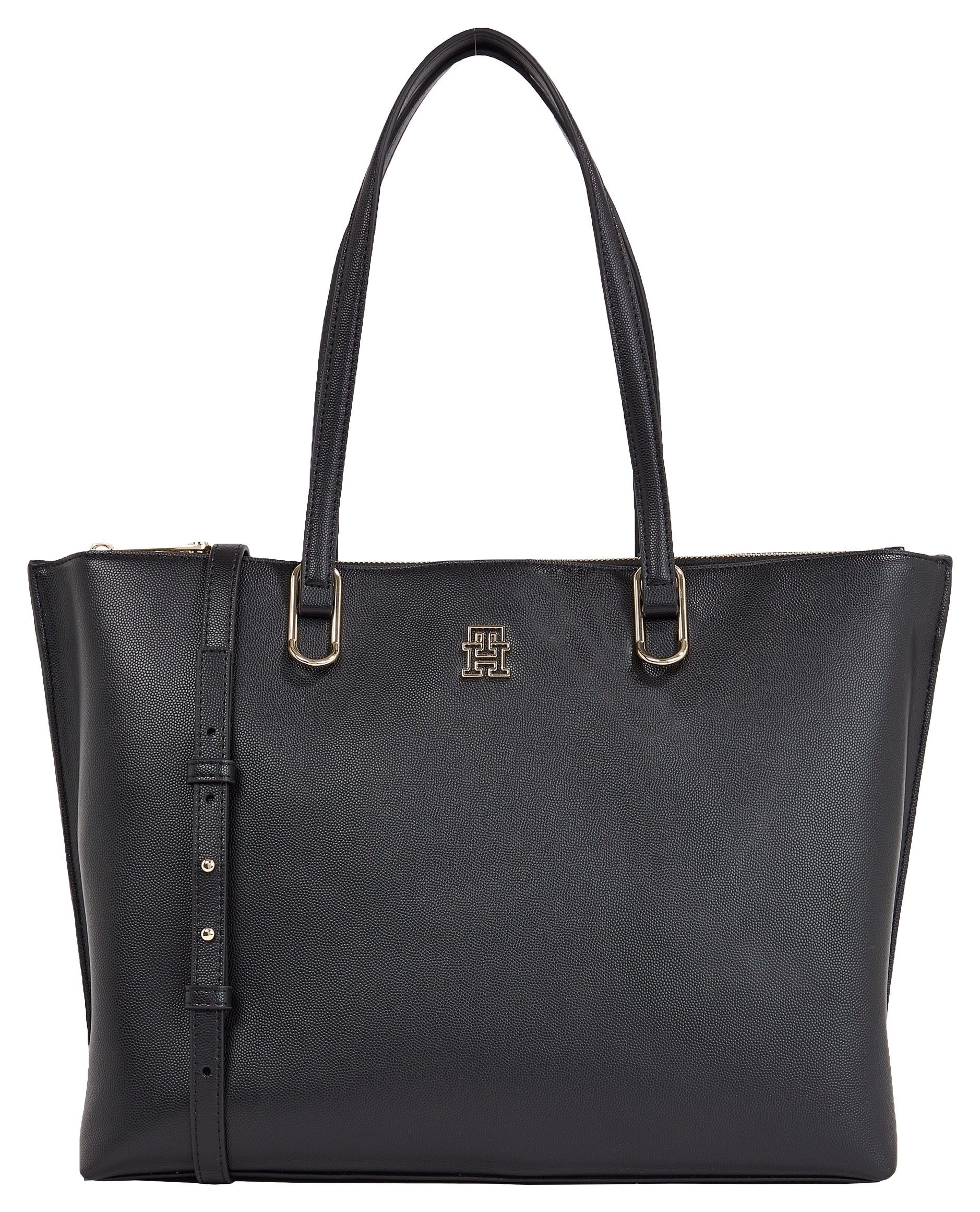 ᐅ Tommy Hilfiger Shopper Th Timeless Workbag Mit Goldenen Details Und