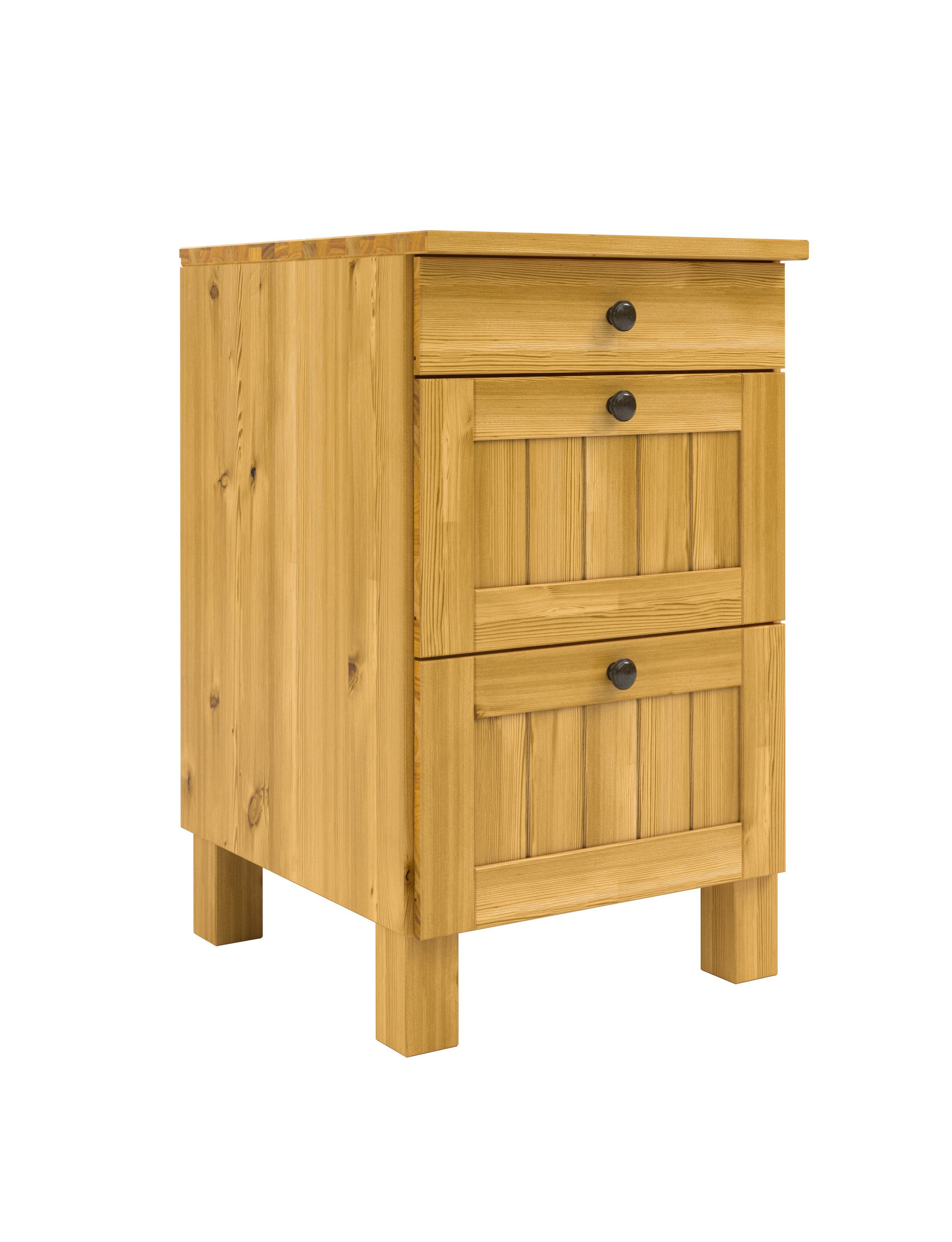 Home Affaire Unterschrank Alby2 Mit Metallgriffen Breite 50 Cm