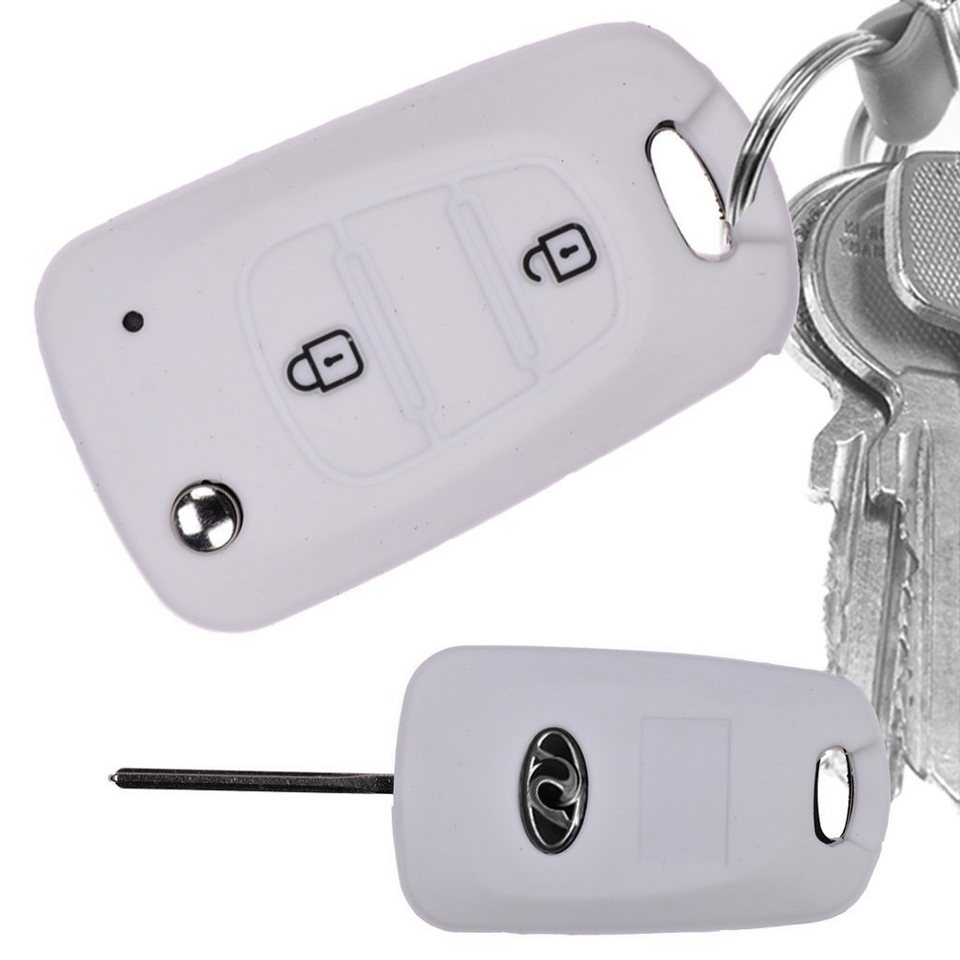 Mt Key Schlüsseltasche Autoschlüssel Softcase Silikon Schutzhülle