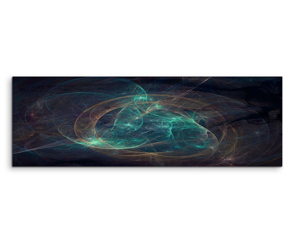 Sinus Art Leinwandbild Abstraktes Panoramabild 1099 150x50cm