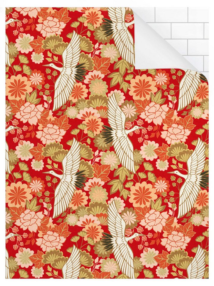 Bilderdepot24 Badrückwand Blumen Rot Duschrückwand Ohne Bohren Dusche