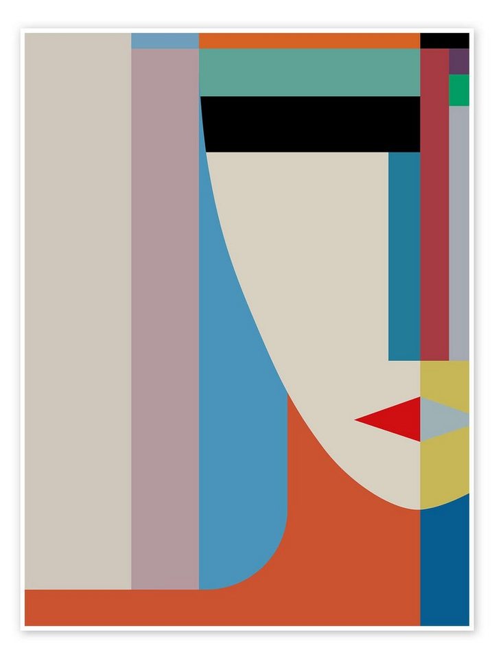 Posterlounge Poster The Usual Designers Absolutes Gesicht Wohnzimmer