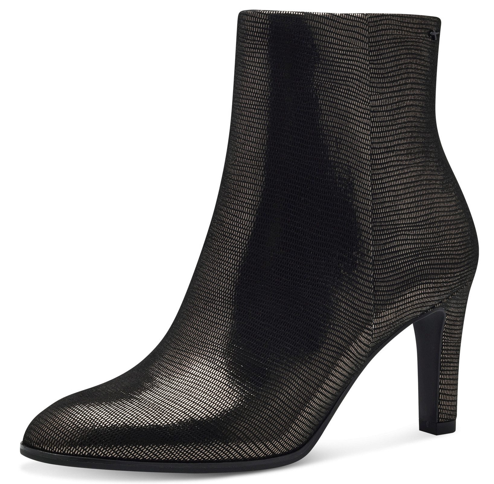 Tamaris 1-25339-43 935 Pewter Struct. Stiefelette, Innenaustattung aus ...