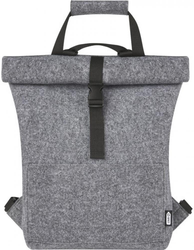 L-merch Freizeitrucksack Felt Roll-Top Bike Backpack Rucksack
