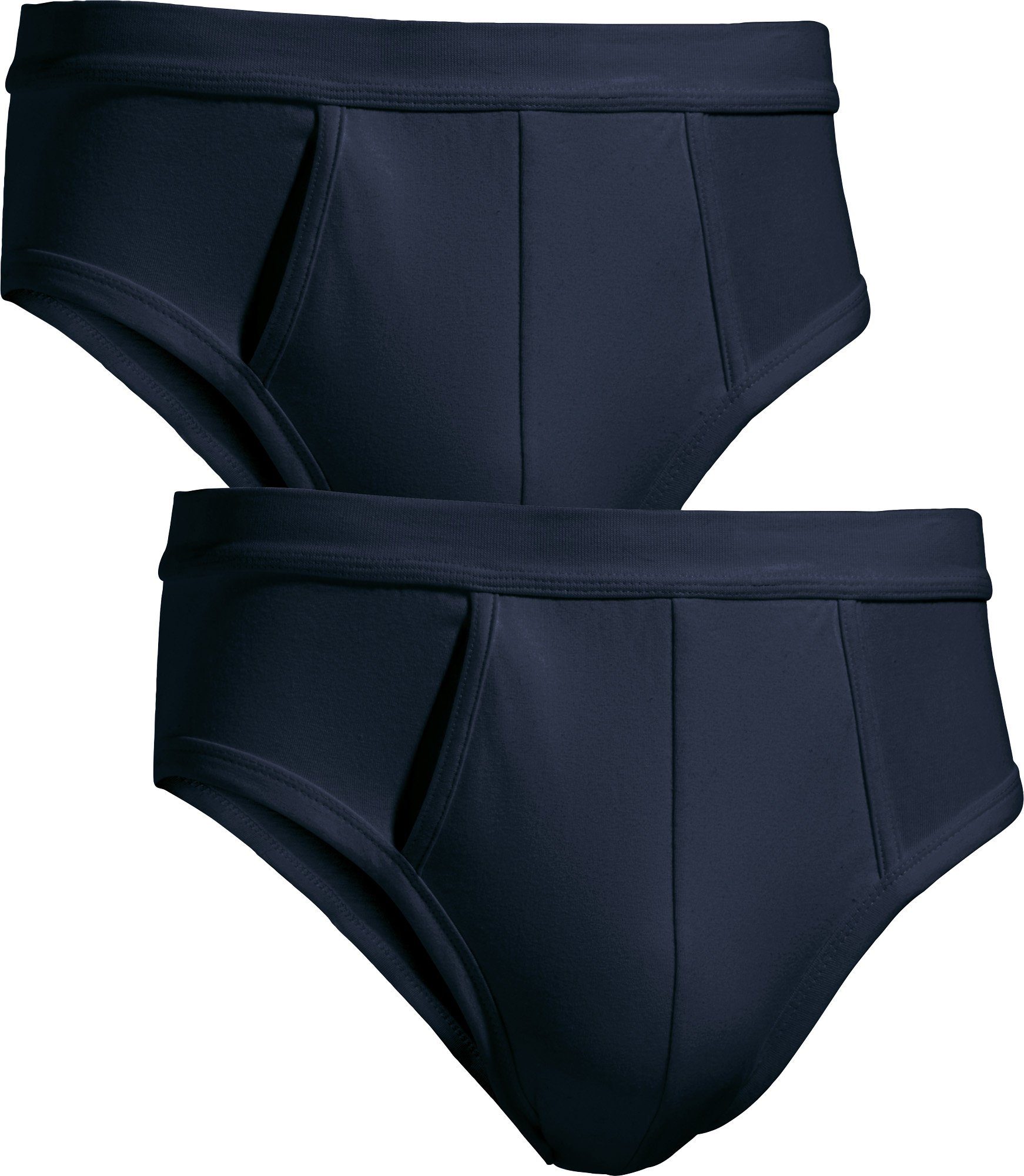 Erwin Müller Slip Herren Slip 2er Pack 2 St Single Jersey Uni