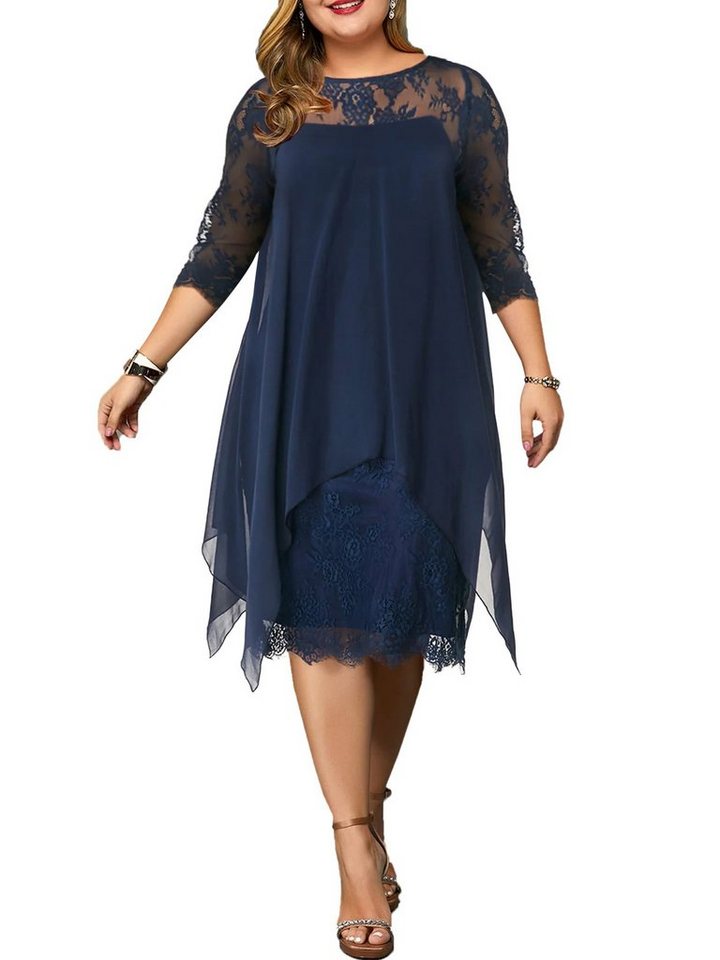 Pyl Cocktailkleid Damen Elegant Cocktailkleid Im 3 In 1 Look