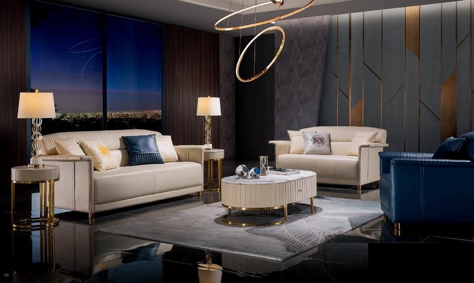 Jvmoebel Wohnzimmer Set Wohnzimmer Set 6tlg Set Couch Polster