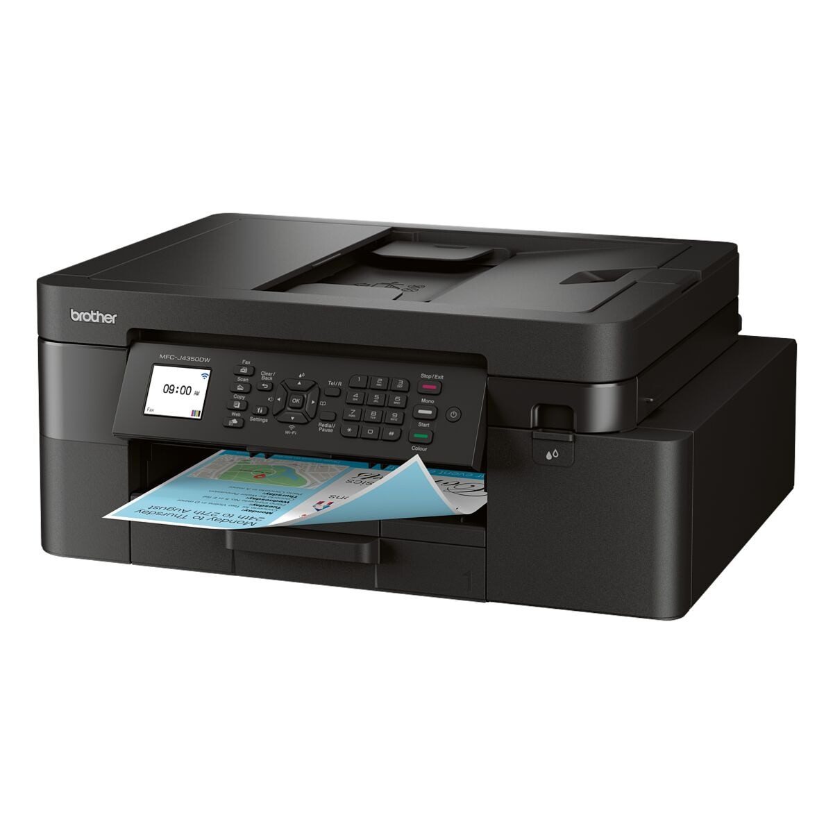 Brother MFCJ4350DW Multifunktionsdrucker, (4-in-1, WLAN), 3-in-1-Drucker
