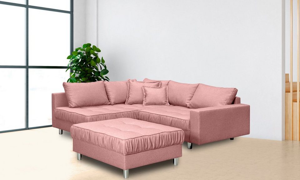 Collection Ab Ecksofa Mit Hocker Inkl Schlaffunktion