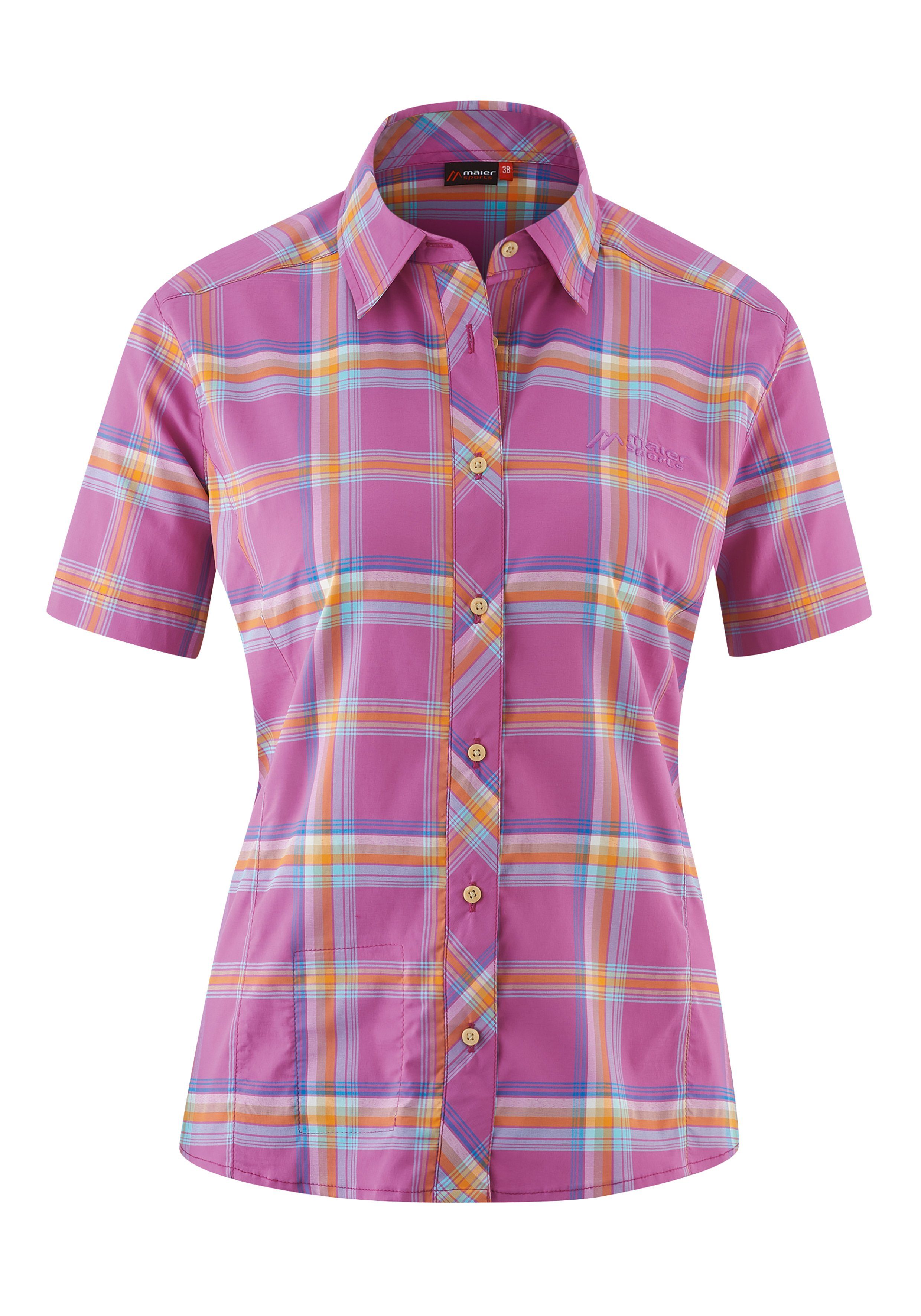 Maier Sports Funktionsbluse Sana Ss Kurzarm Bluse Für Wandern Und