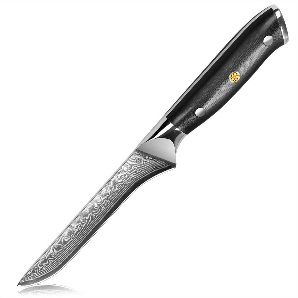 Keenzo Damastmesser Ausbeinmesser Filetiermesser Für Fisch And Fleisch