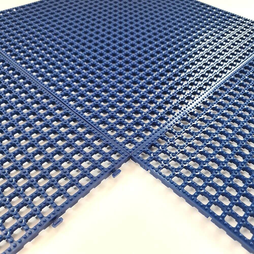 GarPet Outdoor-Bodenplatte 6x Klickfliesen Rutschfest Gitter Boden ...