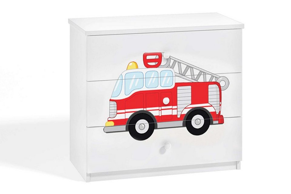 99rooms Kinderkleiderschrank Dreams Sideboard Schubladenkommode Mit