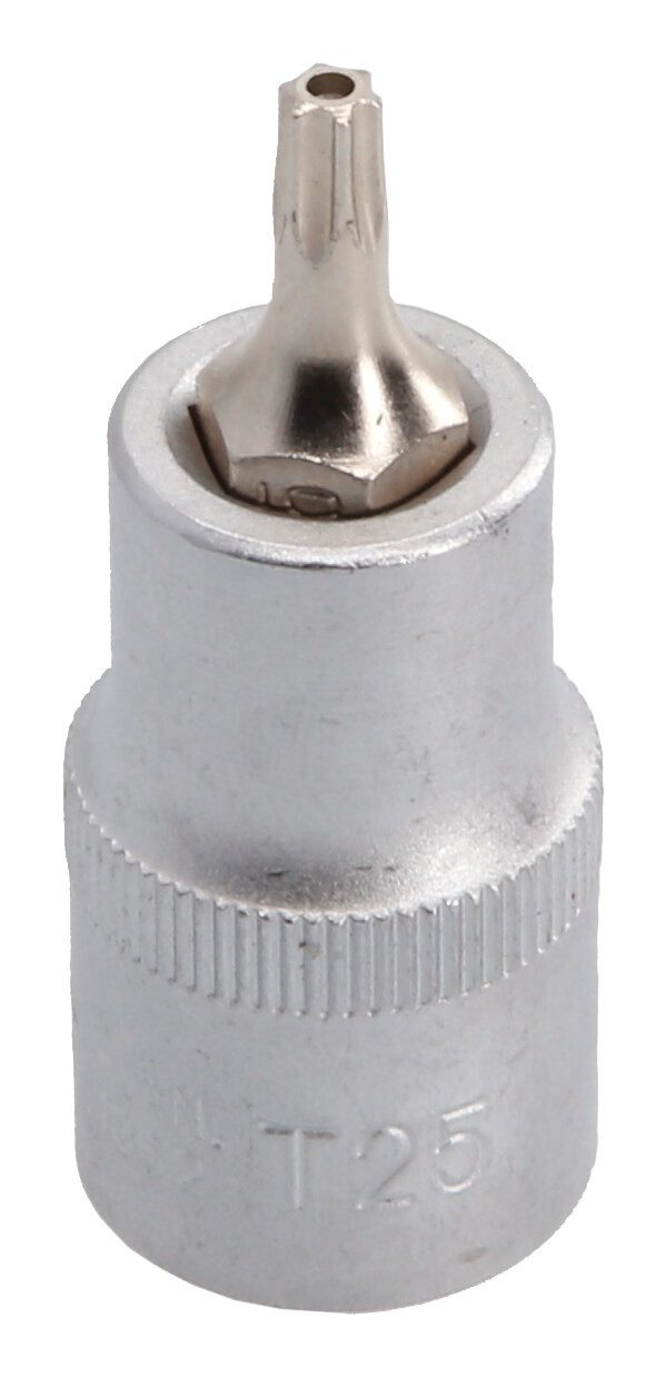 Brilliant Tools Torx-Bit, 1/2" Stecknuss, mit Stirnlochbohrung, TB55
