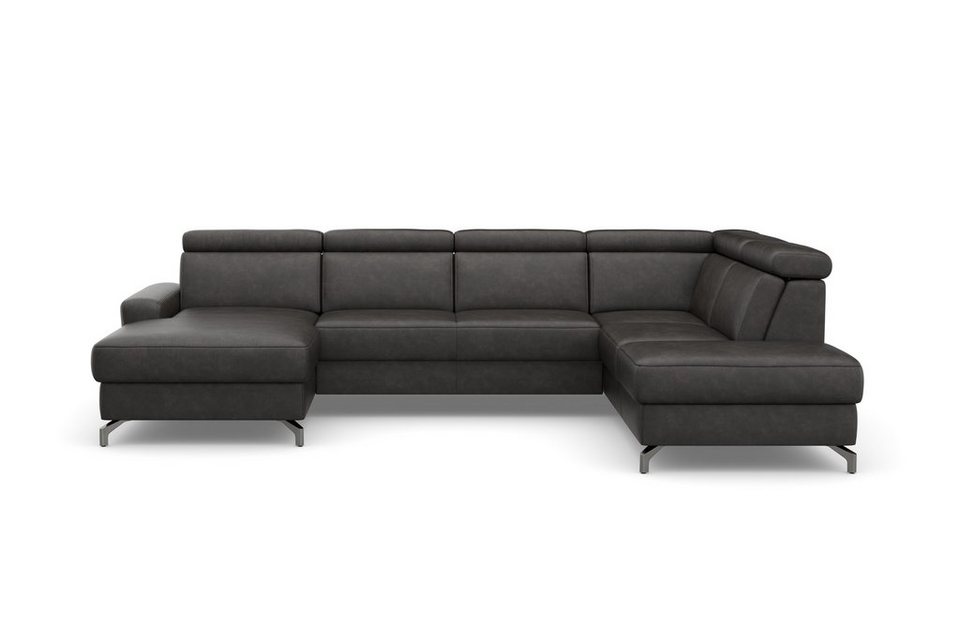 Sitandmore Wohnlandschaft Scarlett U Form Inklusive Kopfteilverstellung