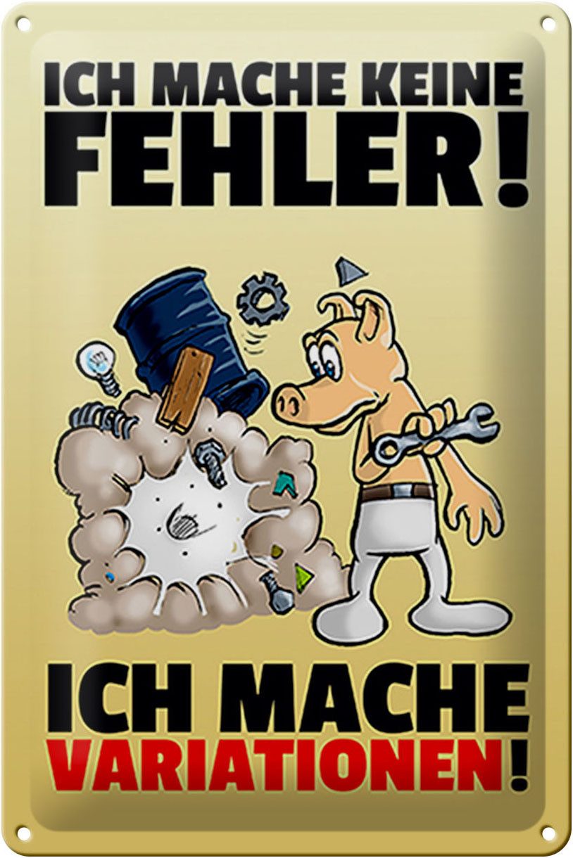 Hebold Flachmann Schild Blech 20x30 cm - Made in Germany - keine Fehler ...