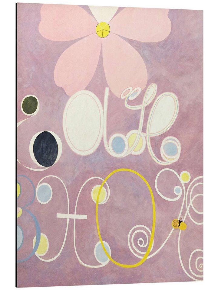 Posterlounge Alu Dibond Druck Hilma Af Klint Die Zehn Größten Nr 5