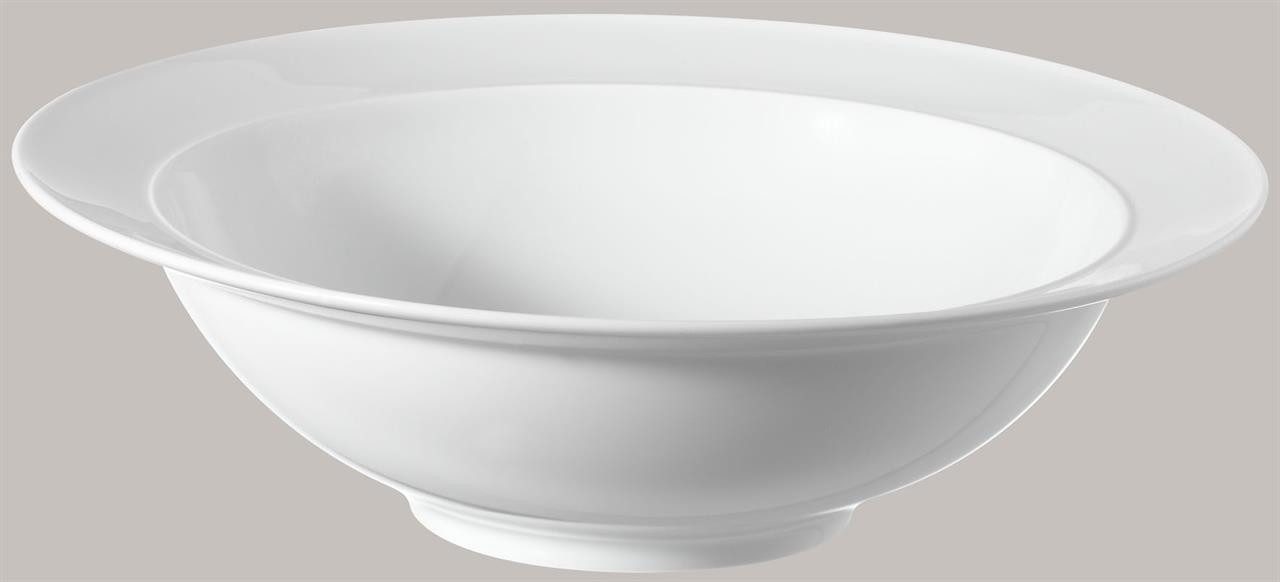 KPM Berlin Salatschüssel, Salatschale mit Fahne groß 28 cm Urania Weiss