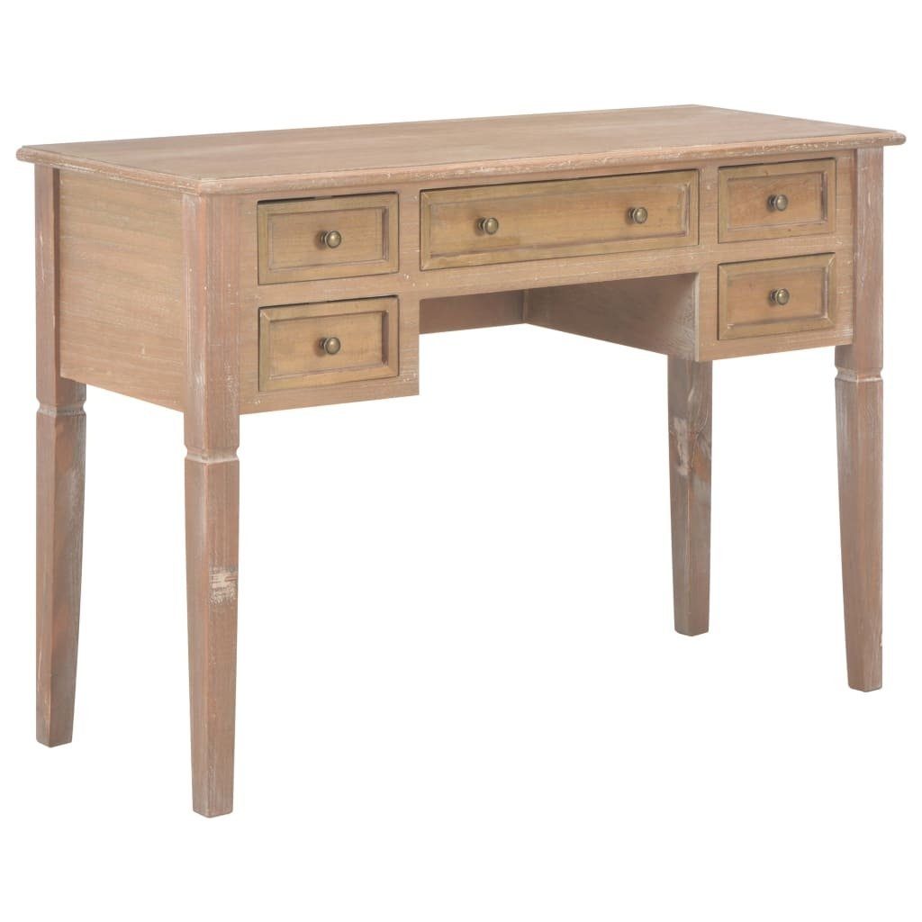Möbelando Schreibtisch Erlenbach Aus Mdf Pinewood In Braun