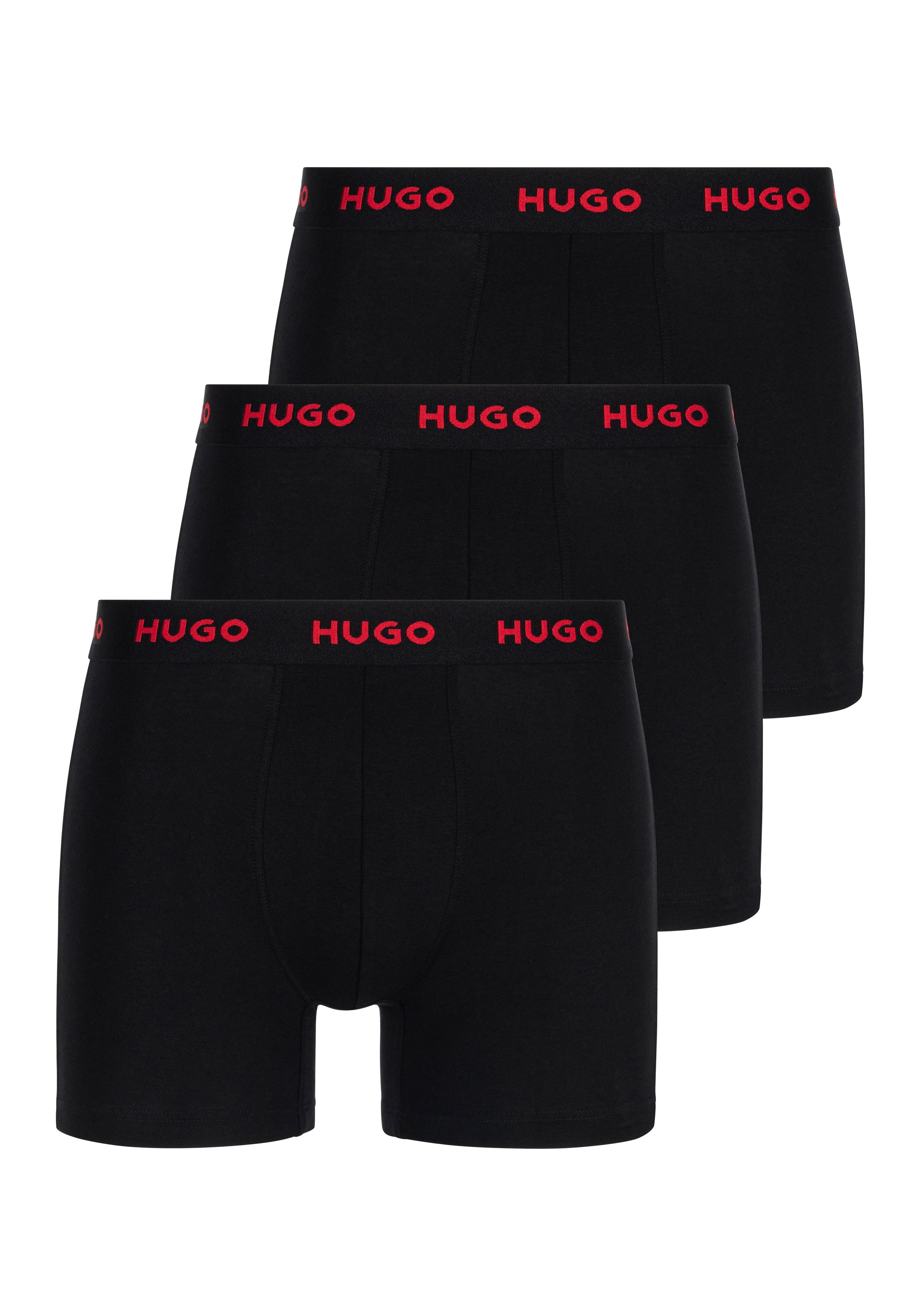 HUGO Boxer (3-St., 3er) mit elastischem Bund