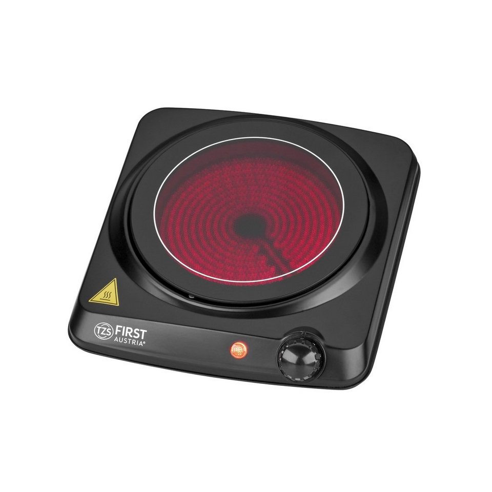 Tzs First Austria Doppelkochplatte Einzelkochplatte 1200w Glaskeramik