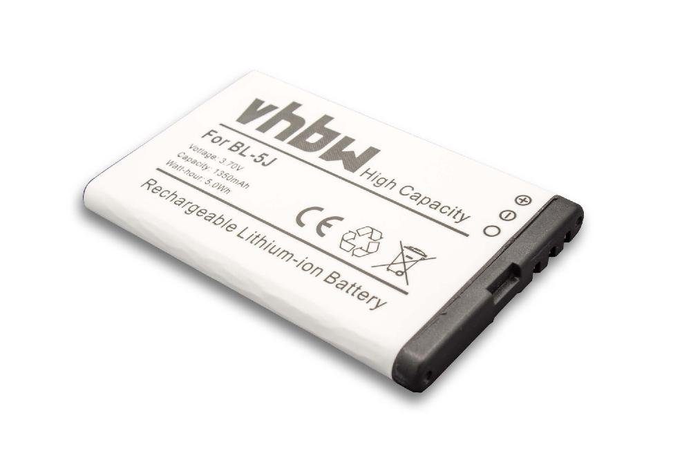 vhbw passend für Telekom Speedphone 701 Mobilfunk (1350 mAh, 3,7 V, Li-Ion) Akku Li-Ion 1350 mAh ...