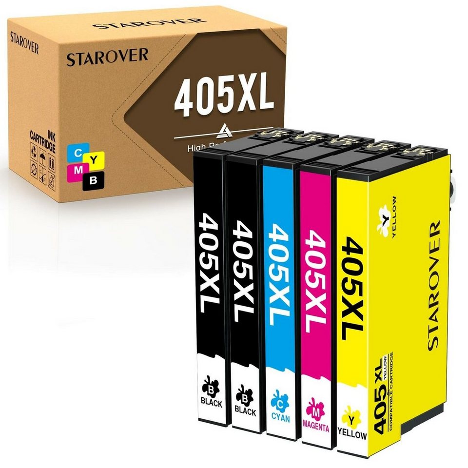 Starover 510er 405xl Druckerpatronen Für Epson 405 Xl Multipack