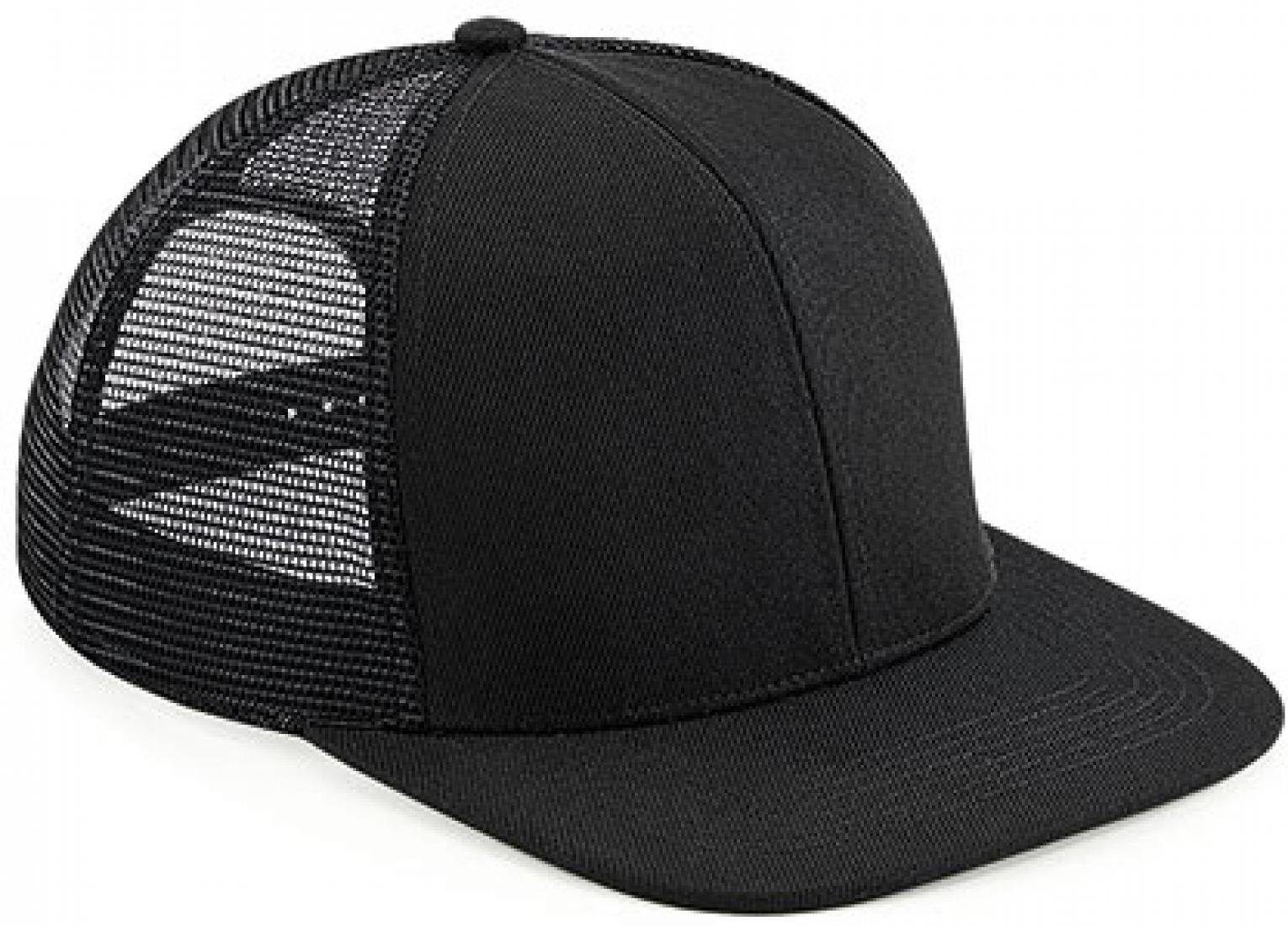 Beechfield® Trucker Cap Original Flat Peak 6 Panel Trucker Cap, Mesh Cap, Trucker Hat