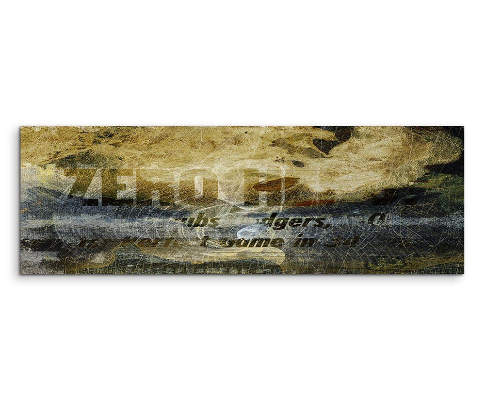 Sinus Art Leinwandbild Abstraktes Panoramabild 1031 150x50cm
