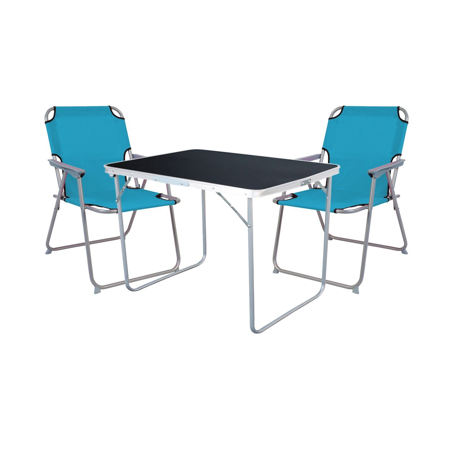 Mojawo Essgruppe 3 Tlg Camping Set Gartenmöbel Campingtisch 2